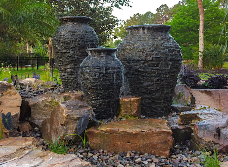 Fountain Kit Installation in Jacksonville, FL | Earth Works